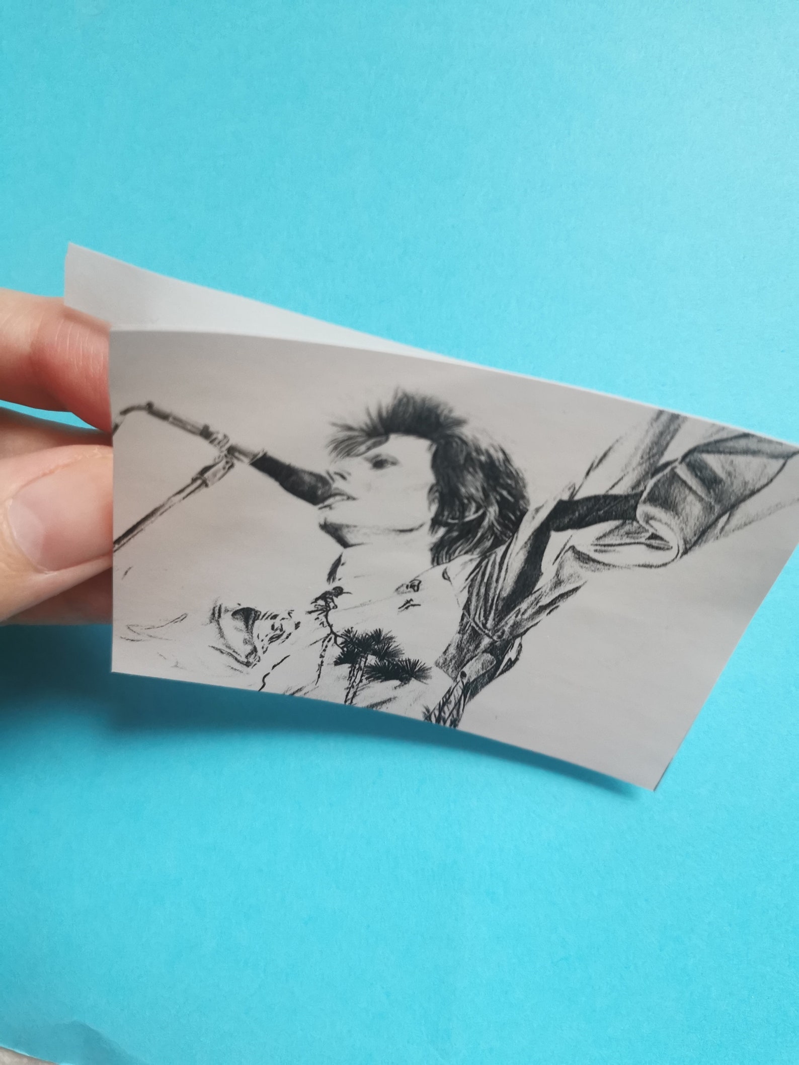 David Bowie Sticker Pack 8 Handmade Glossy Stickers - Etsy