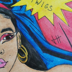 FKA Twigs Cellophane, Watercolor Painting, Pop Art Comic, Music Poster ...