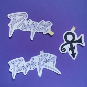 Prince Purple Rain Stickers Handmade Handdrawn, 3 Pieces in Pack - Etsy