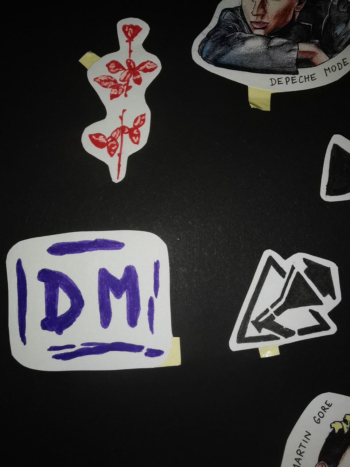 Depeche Mode Handmade Stickers, 8 Pieces, Violator - Etsy