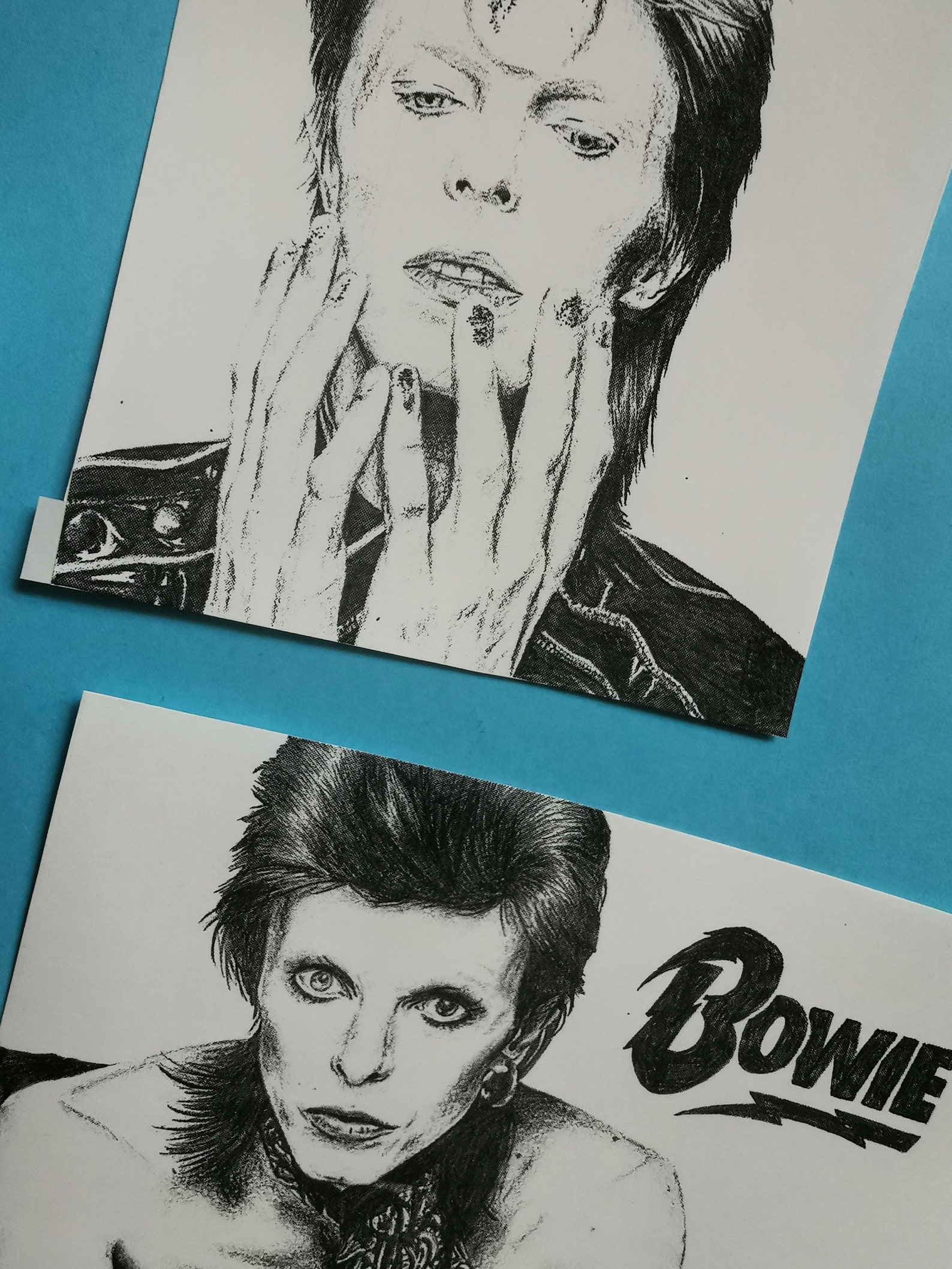 David Bowie Sticker Pack 8 Handmade Glossy Stickers - Etsy