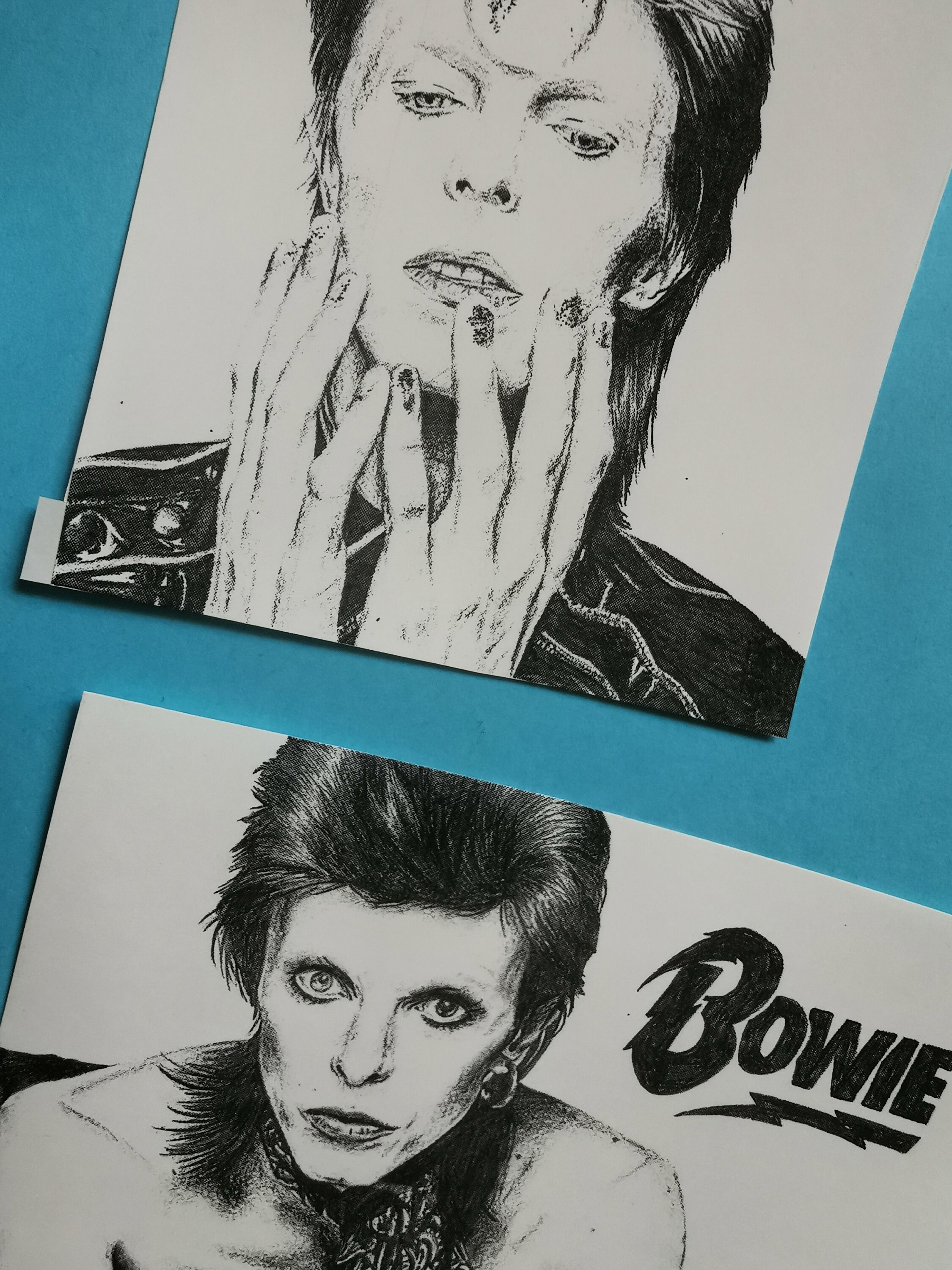 David Bowie Sticker Pack 8 Handmade Glossy Stickers - Etsy