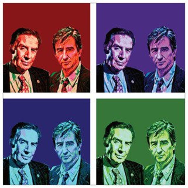 Law and Order Print // Jack Mccoy & Lennie Briscoe - Etsy