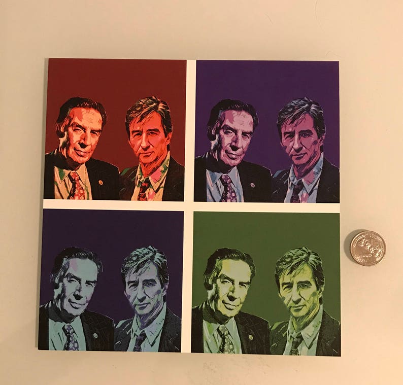 Law and Order Print // Jack Mccoy & Lennie Briscoe - Etsy