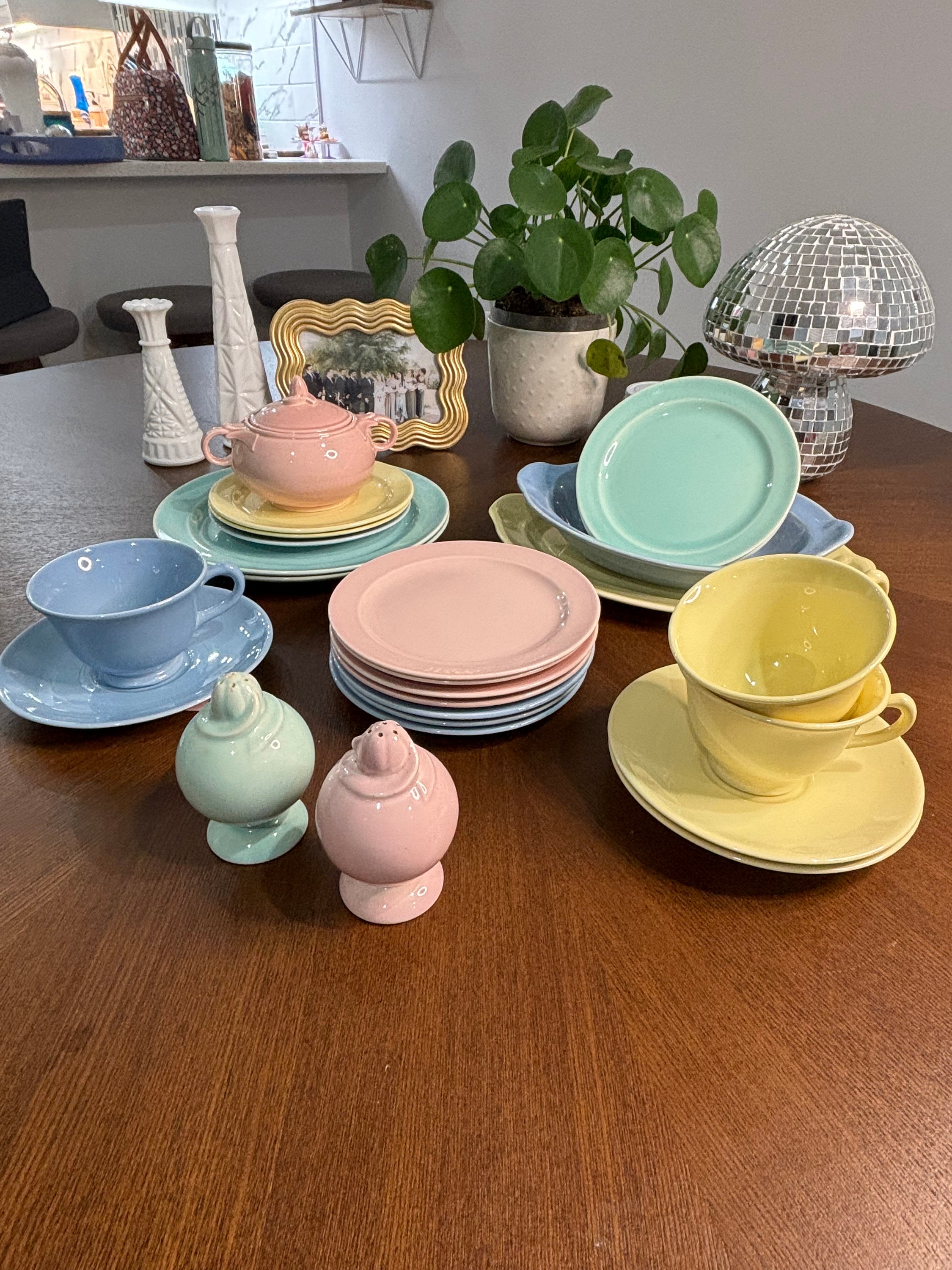 Luray Pastels Vintage TS&T Color Dinnerware Assorted Dishes Plates ...