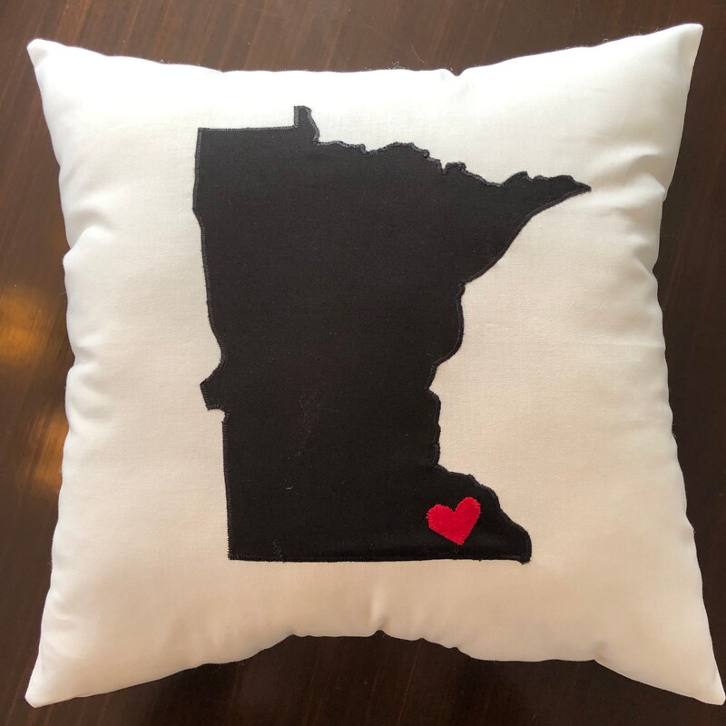 State Pillow - Etsy