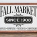 Vintage Fall Market Sign SVG File - Fall Market SVG File - Autumn Cut ...