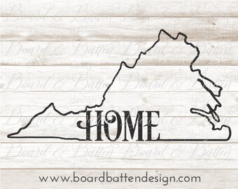 Va Silhouette Svg - Etsy