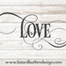 Love SVG File Fancy Svg Wedding Love Svg Anniversary Svg - Etsy