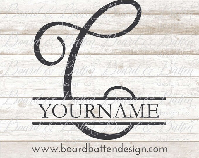 C SVG - Initial SVG - Letter C SVG - C Monogram - Svg for Cricut ...
