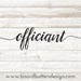 Officiant Svg File - Officiant Dxf File - Officiant Cut File - Cutting ...