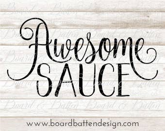 Awesome Sauce Svg | Etsy