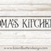 Oma Svg Oma's Kitchen Svg File German Grandmother Cut File Home Decor ...