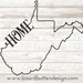 WV Home Svg Files - West Virginia Cutting File - WV Home Dxf for ...