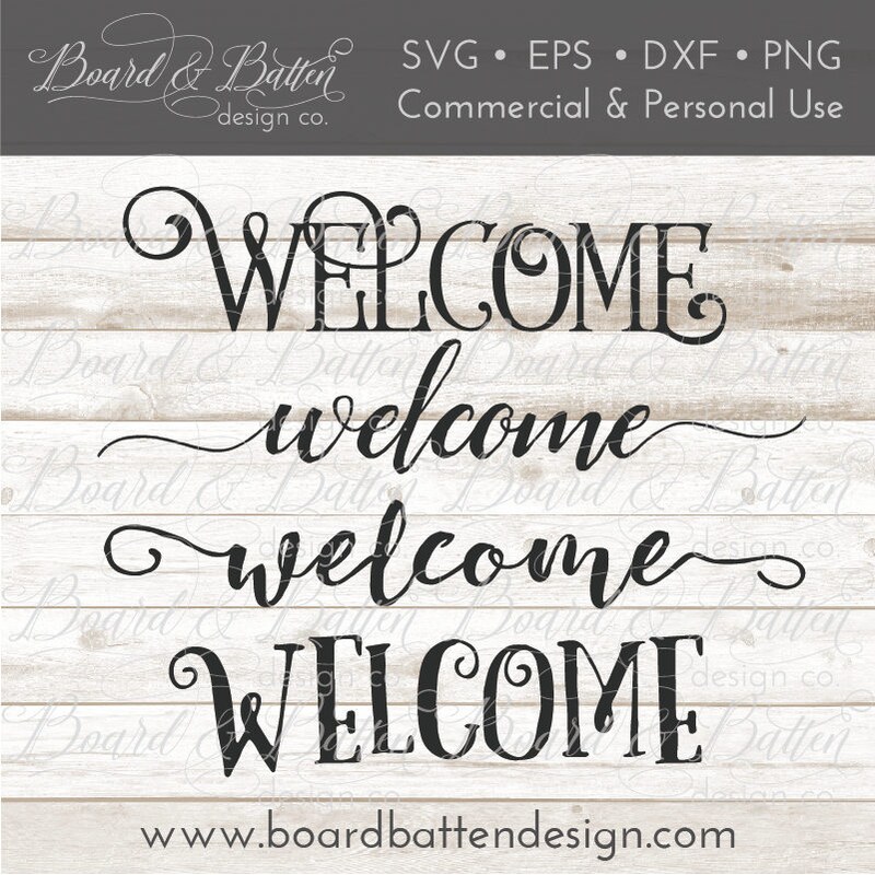 Welcome Svg File - Etsy