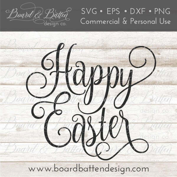 Happy Easter Script - Etsy