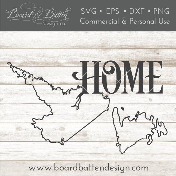 Newfoundland Silhouette Svg - Etsy