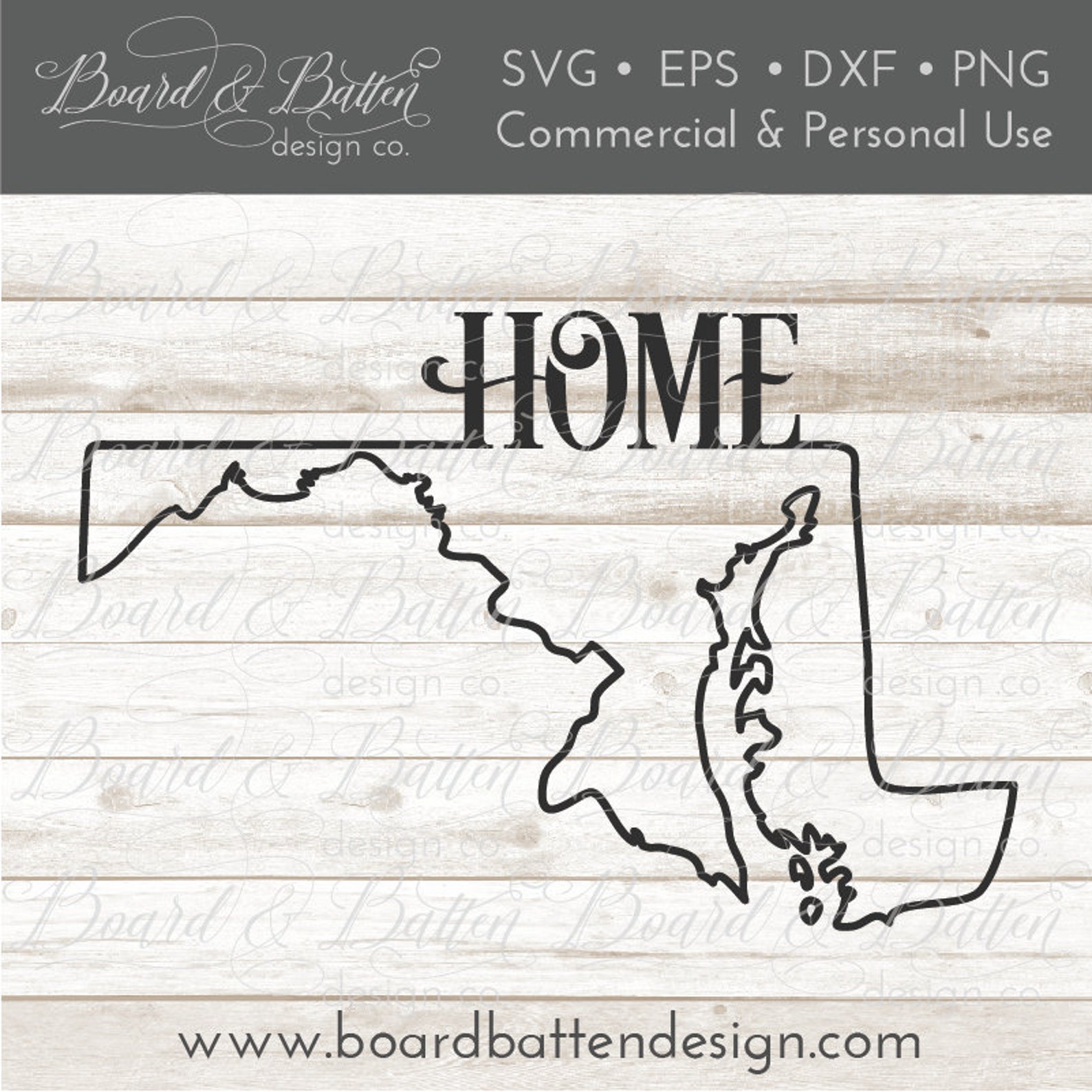 MD State Outline Svg File Maryland Cut File MD Home Svg - Etsy
