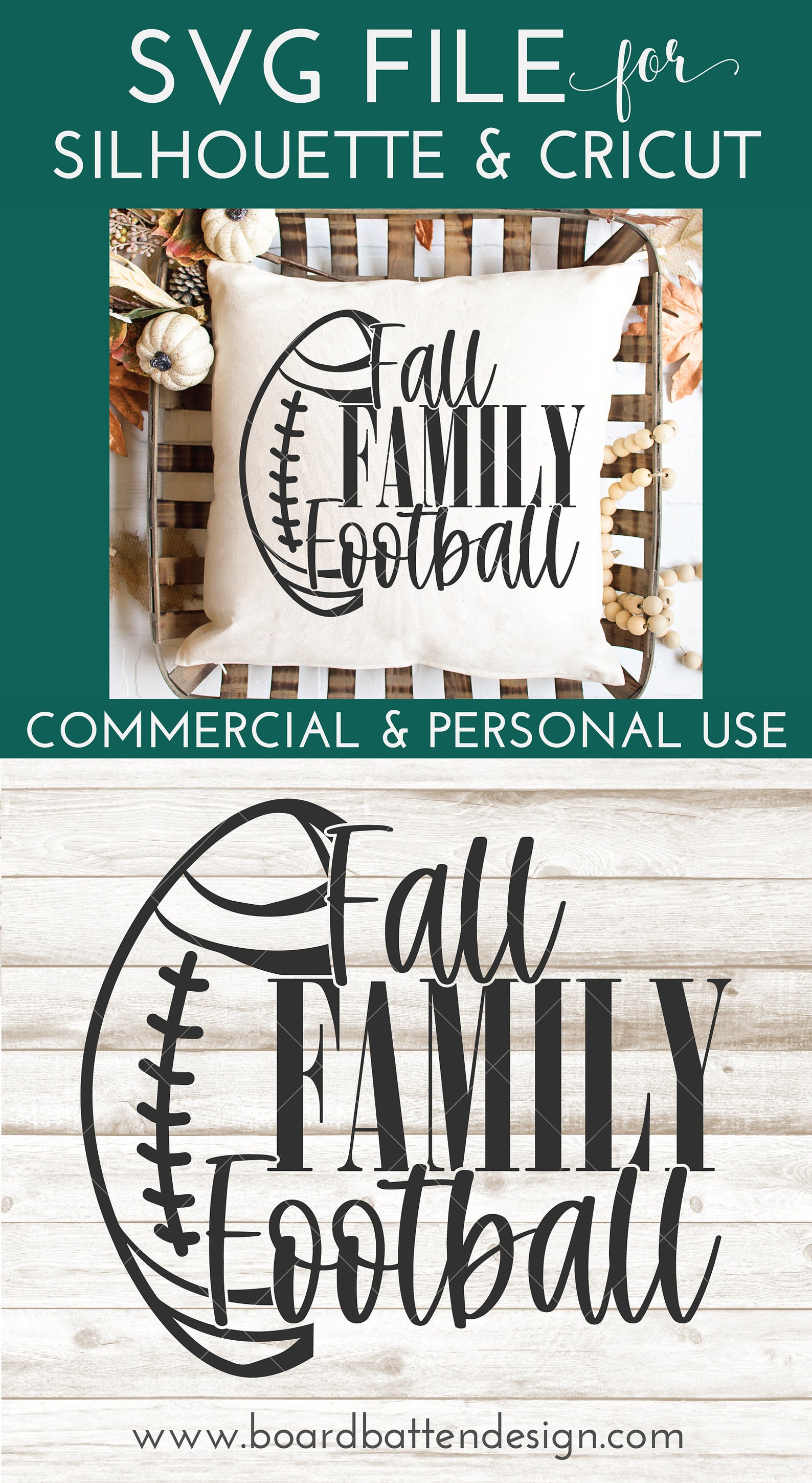 Fall Family Football SVG File fall Family Svg Football - Etsy