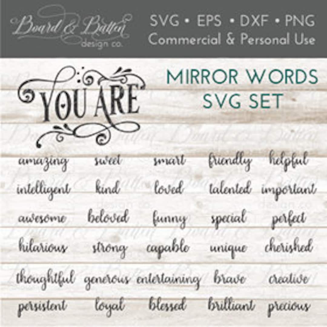 Inspirational Svg Files for Cricut - Inspirational Words Svg ...