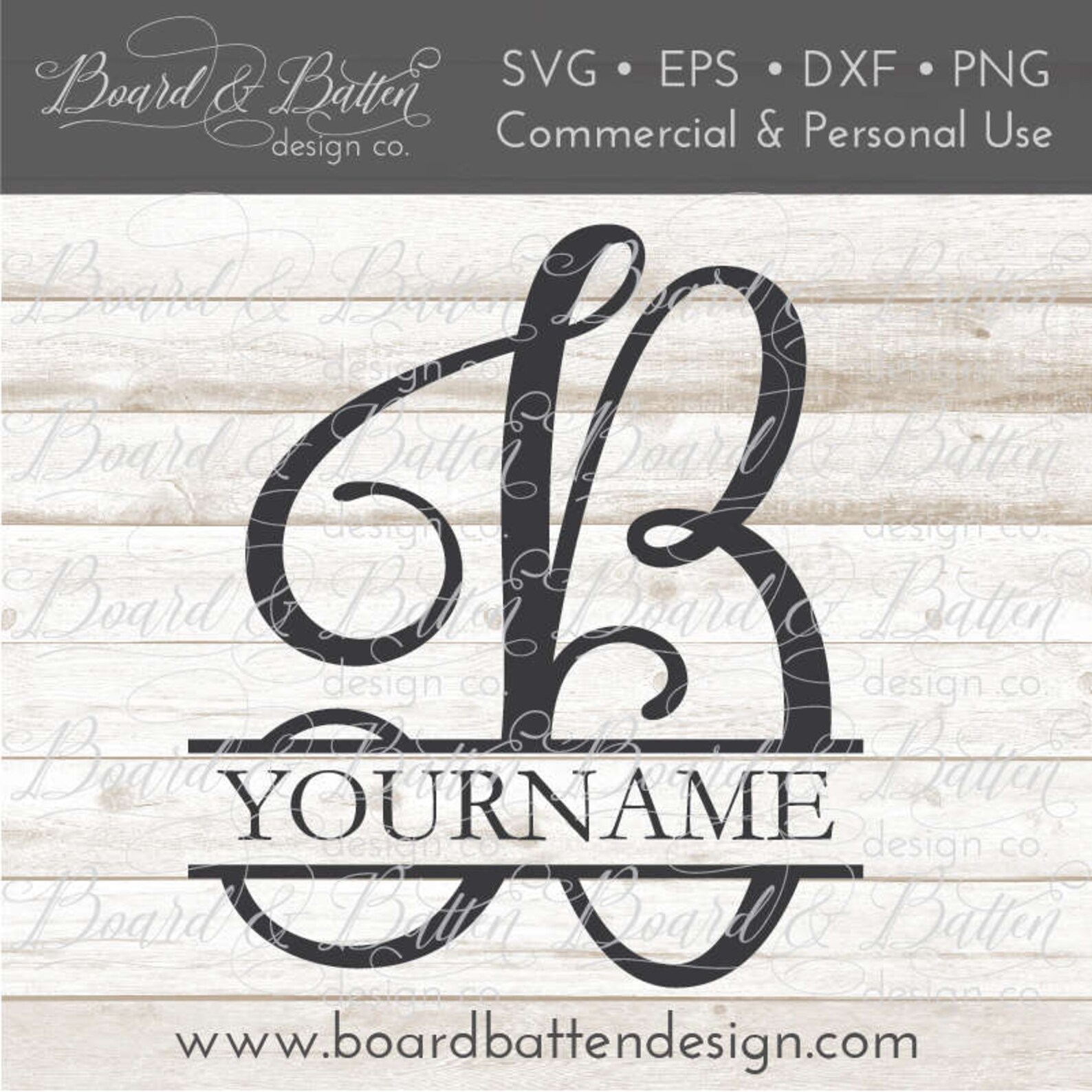 B Split Monogram Svg - Split Initial Svg - B Split Letter Svg - Letter ...