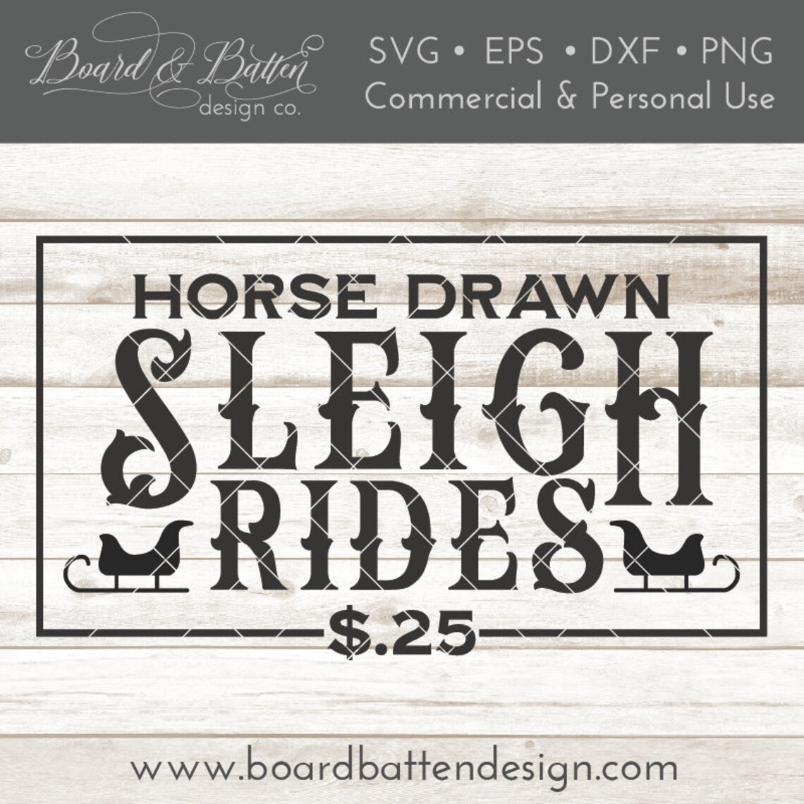 Sleigh Rides SVG Christmas Files for Silhouette - Etsy