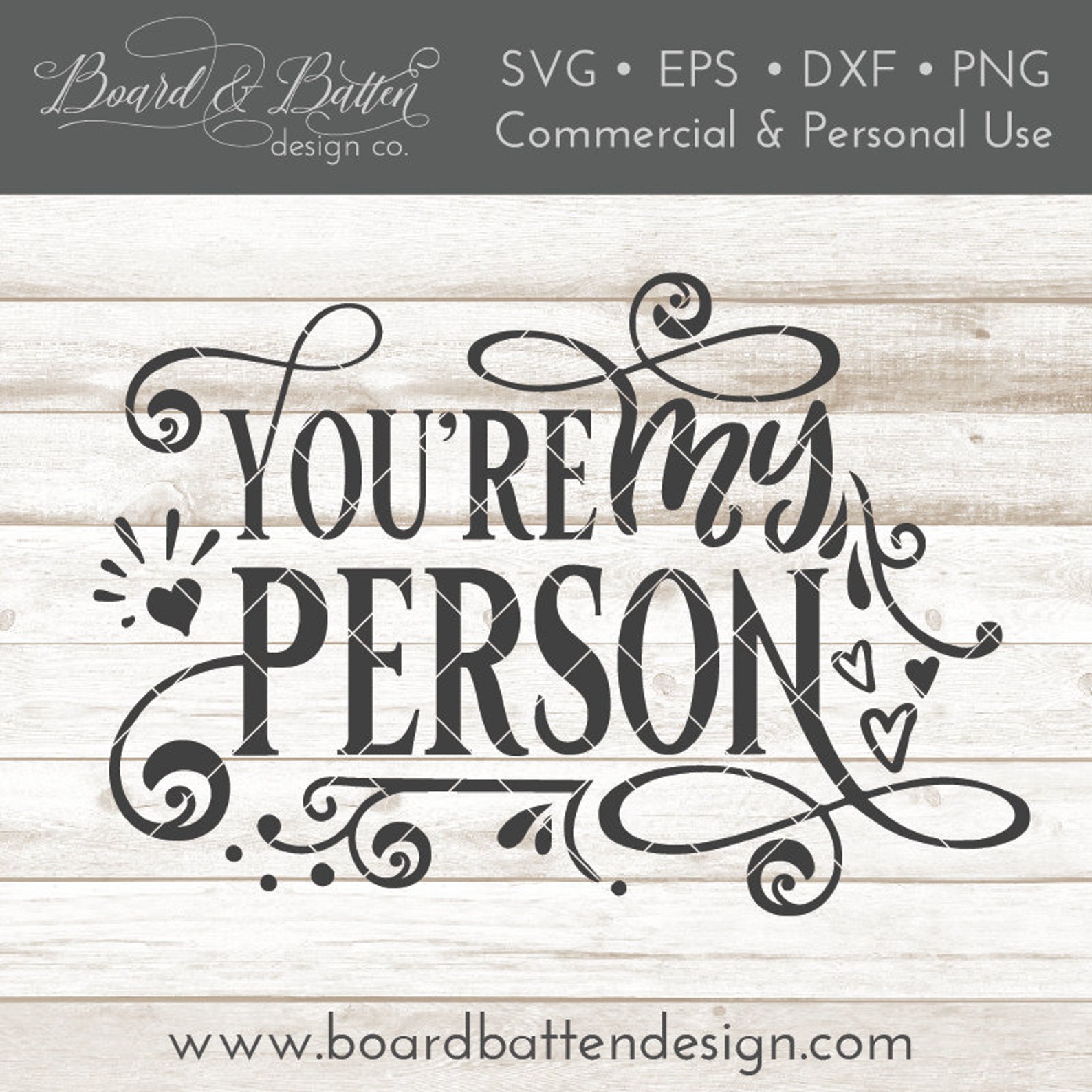You're My Person SVG File Romantic SVG Anniversary SVG - Etsy