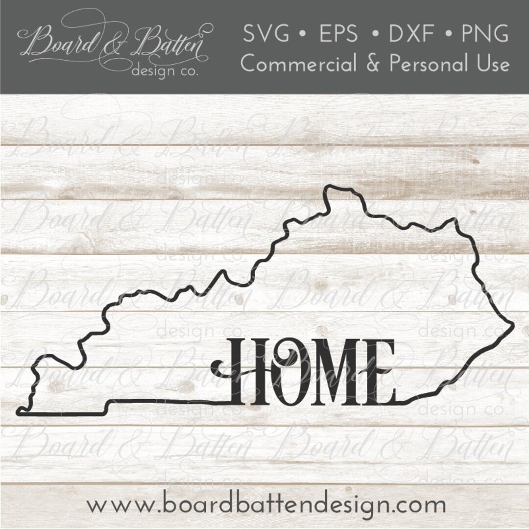 KY State Outline Svg File Kentucky Svg File KY Home Svg Kentucky ...