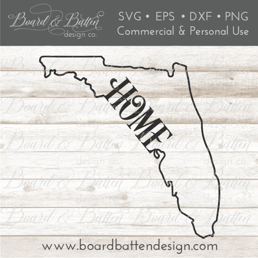 FL State Outline Svg File - Florida Svg File - FL Home Svg - Florida ...