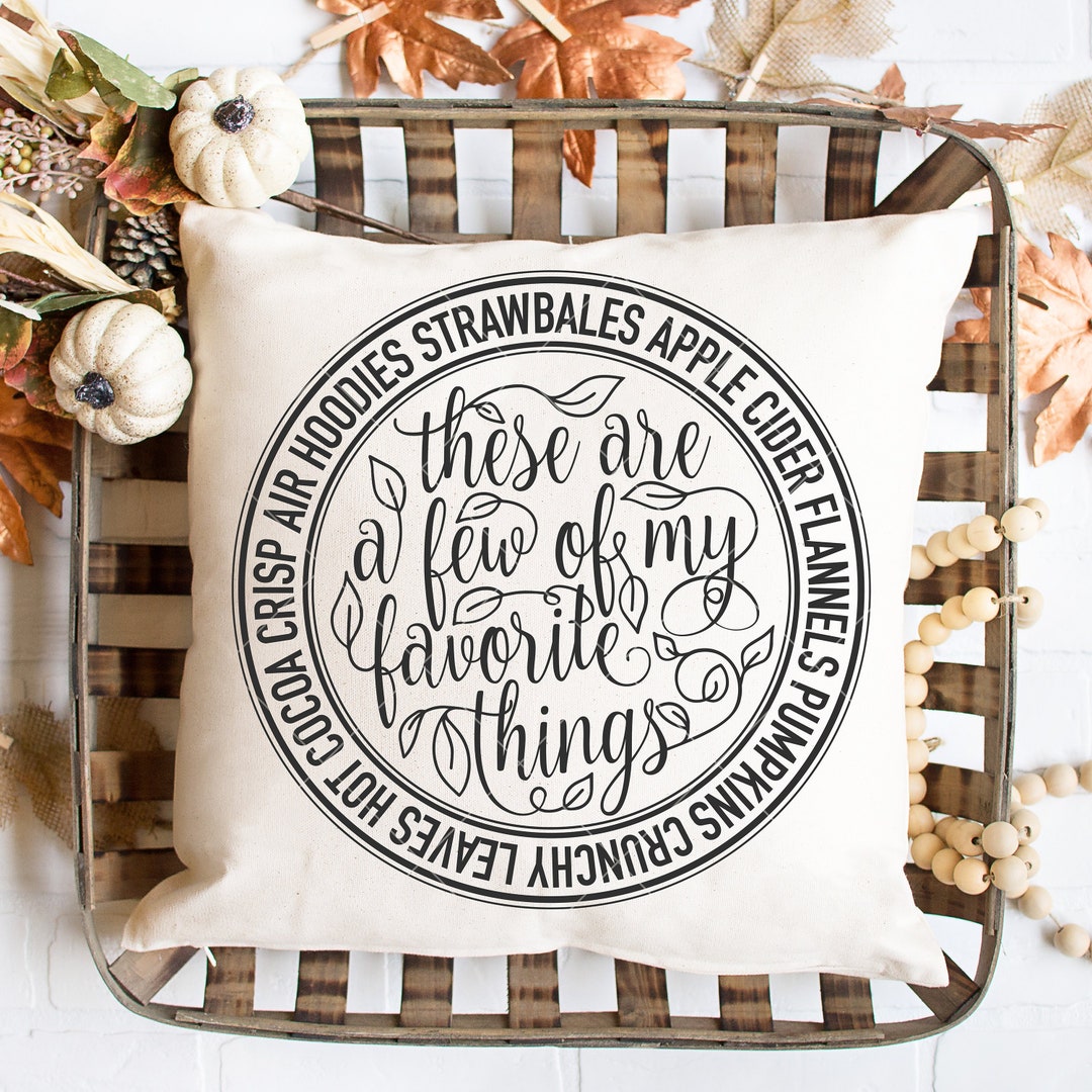 Fall Round Svg Designs Fall SVG Files Autumn Cut Files Fall Favorite ...