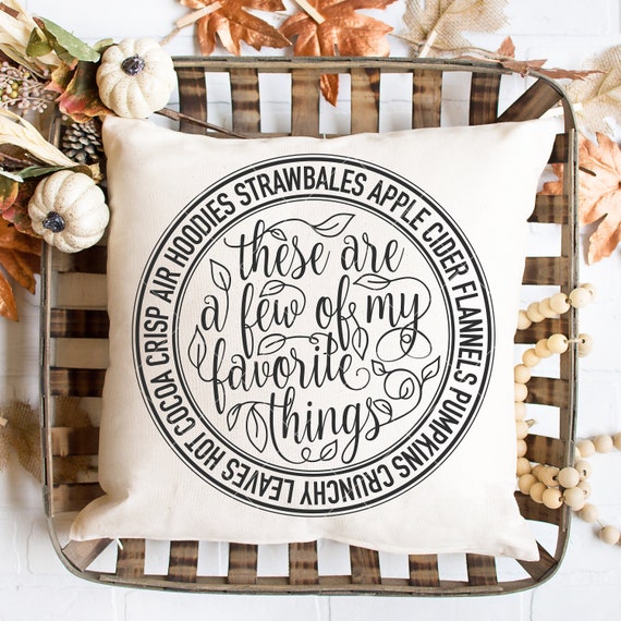 Fall Round Svg Designs Fall SVG Files Autumn Cut Files - Etsy