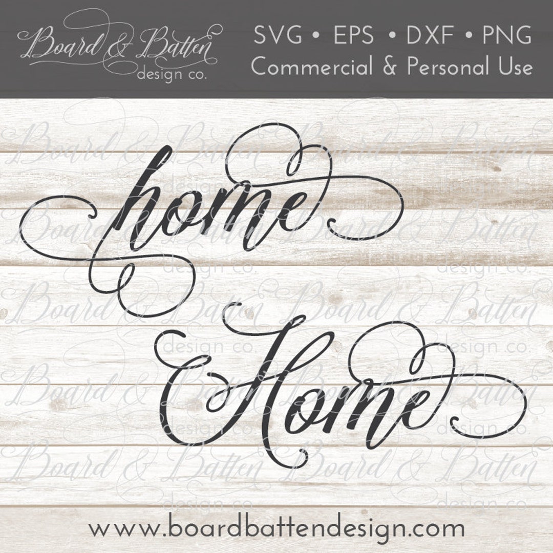 Home SVG - Svg Files - Svg Files for Cricut Silhouette - Commercial Use ...