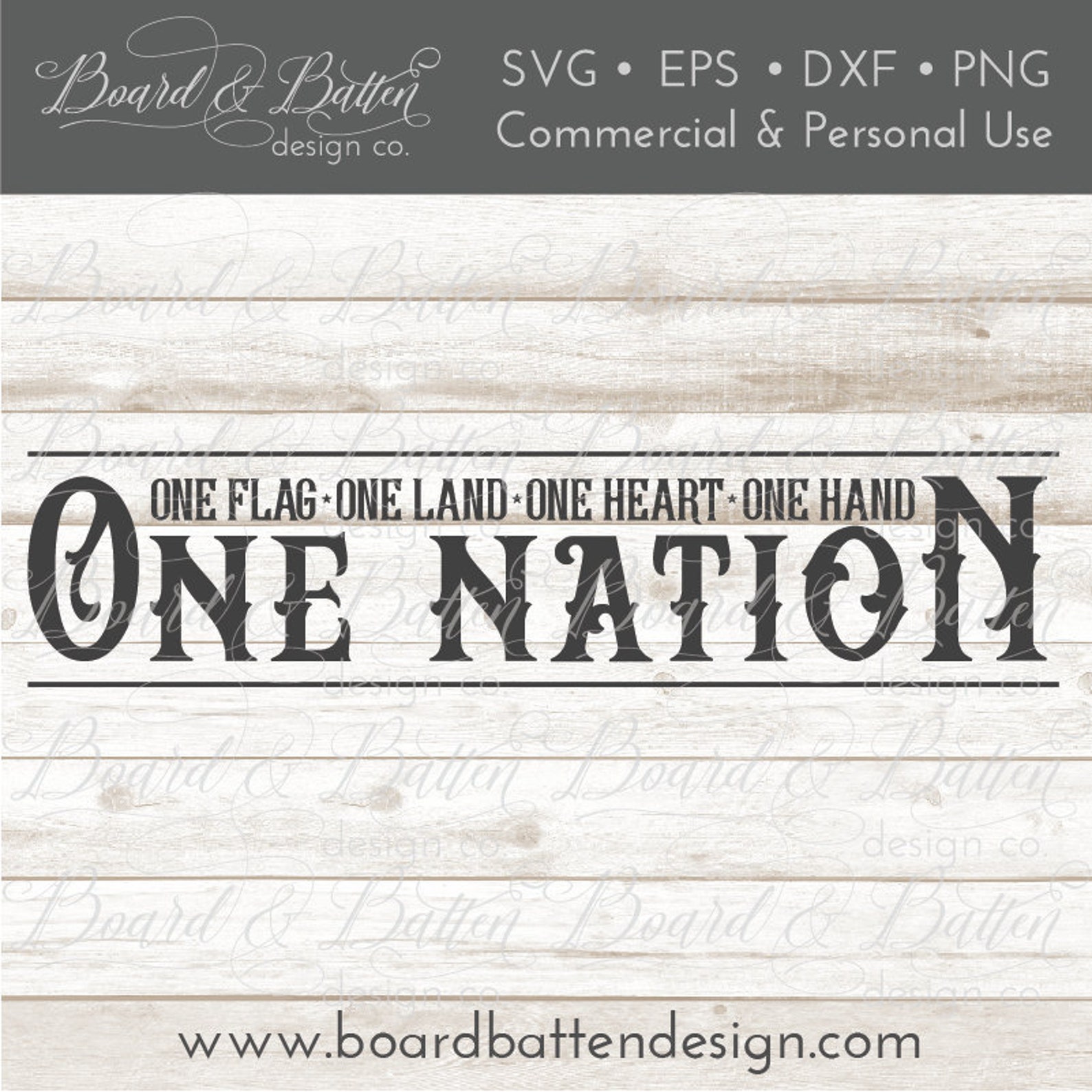 One Flag Nation Svg Patriotic Cut File USA Dxf One Flag | Etsy