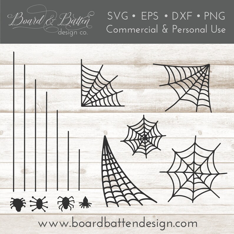 Spiders & Webs SVG Files Halloween Spiders Svg Spiderweb - Etsy