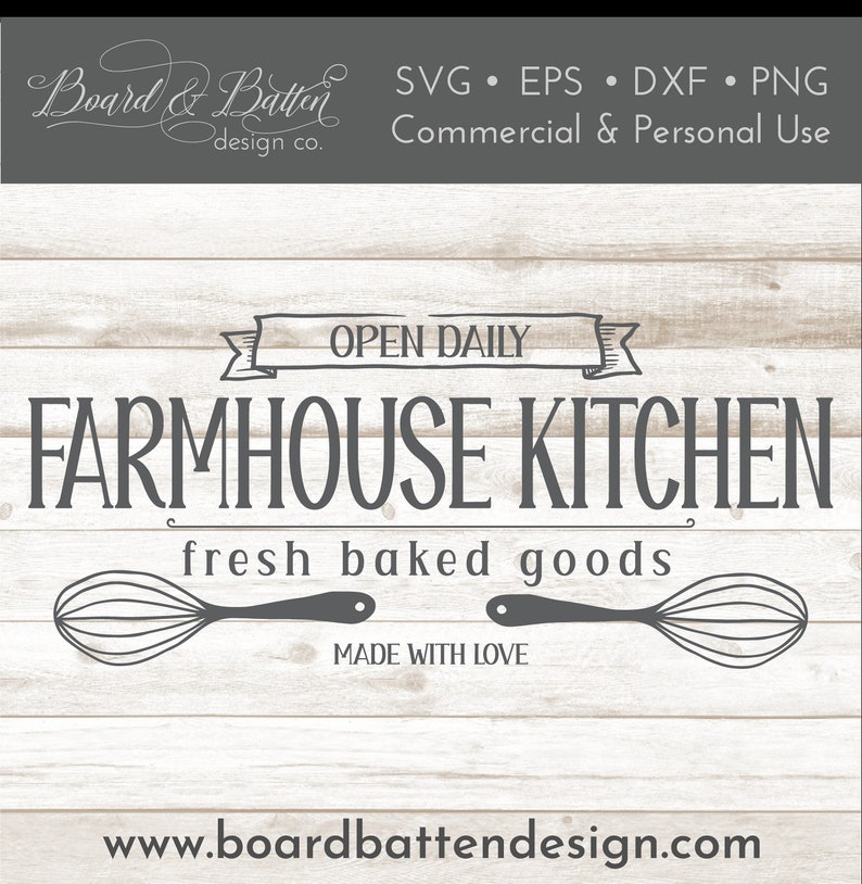 Kitchen Svg Farmhouse Svg Farmhouse Kitchen SVG File - Etsy
