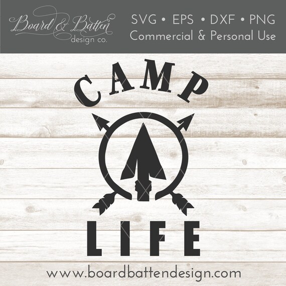 Camp Shirt SVG Camp Png Camp Life SVG File Camping SVG for - Etsy