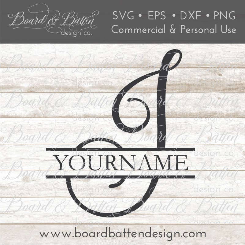 I Split Letter SVG Split Initial I SVG Divided Letter I | Etsy