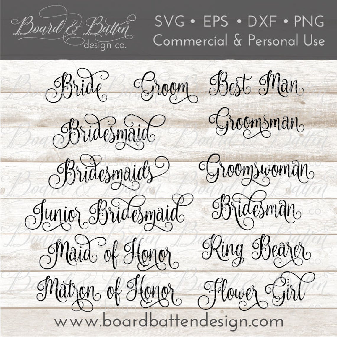 Wedding Svg Files Bundle Wedding Script Svg Marriage Svg - Etsy