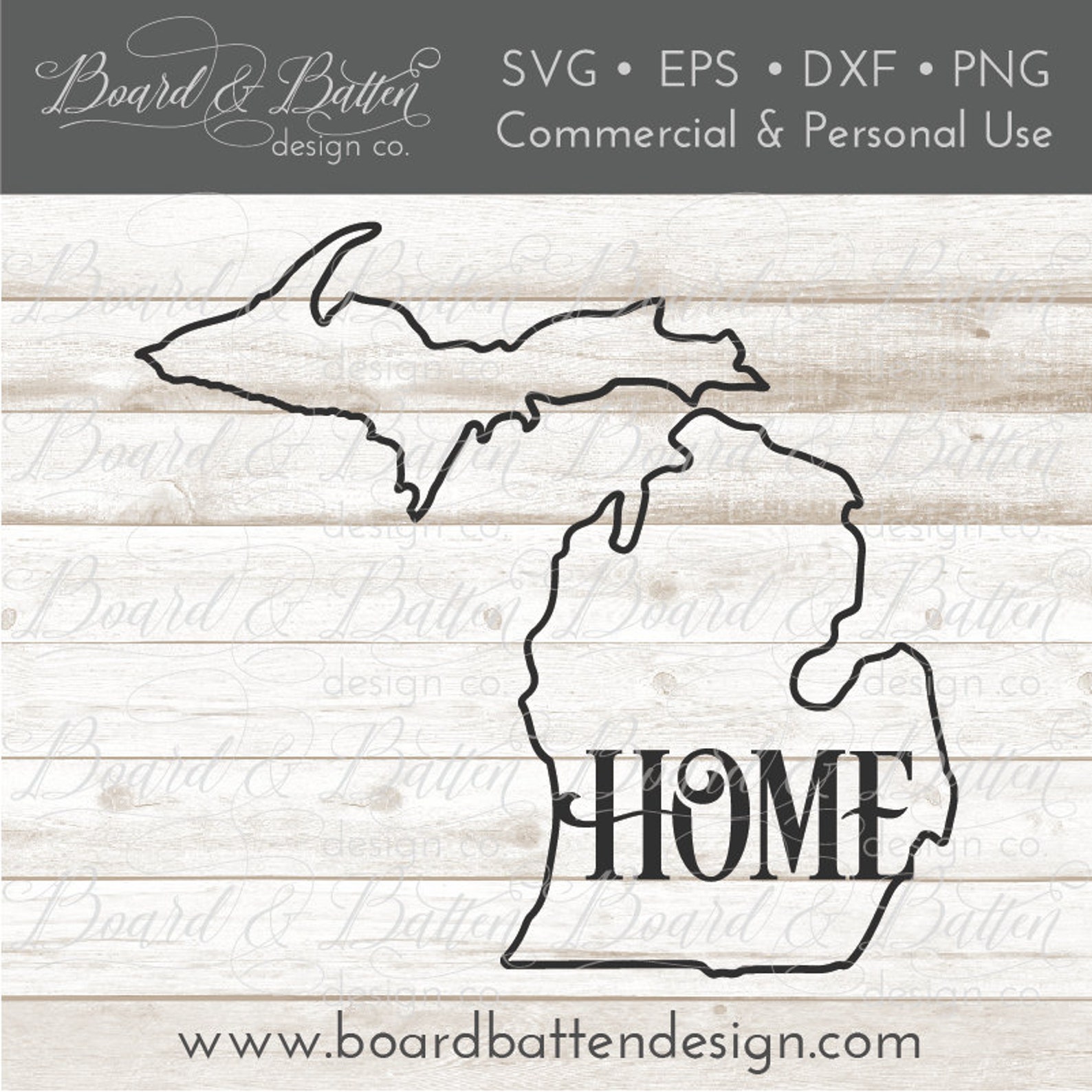 MI State Outline Svg File Michigan Cut File MI Home Svg - Etsy