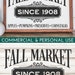 Vintage Fall Market Sign SVG File - Fall Market SVG File - Autumn Cut ...