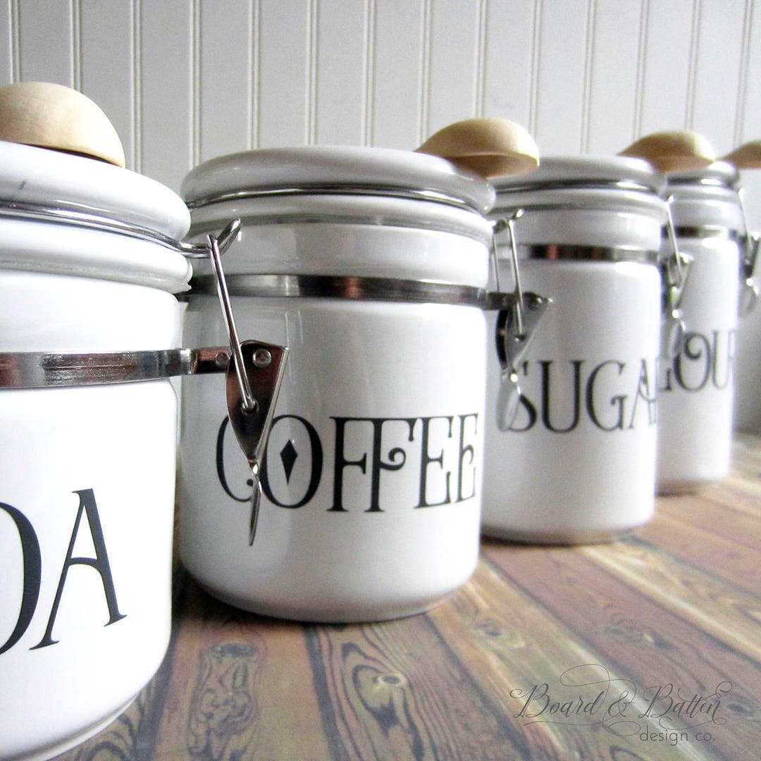Canister Labels SVG - Farmhouse SVG Files - Farmhouse Kitchen Svg ...