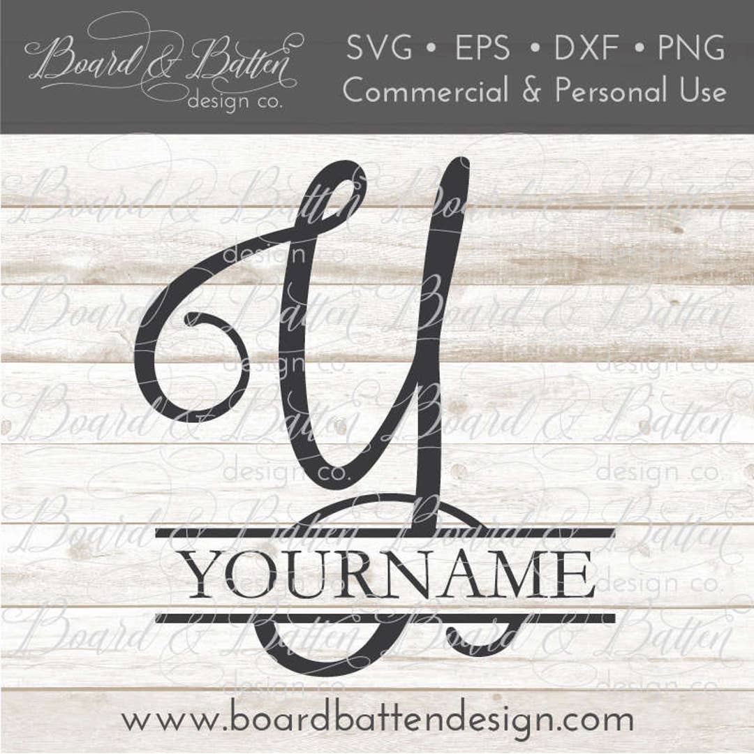 Letter Y Monogram SVG - Split Initial Svg - Split Monogram Y Svg - Svg ...