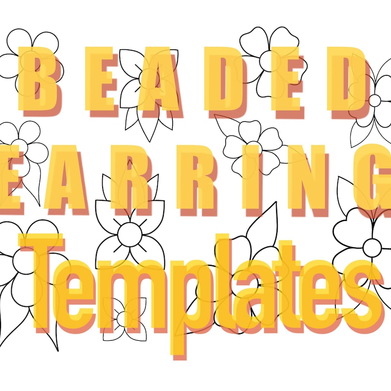 Floral Beadwork Stencil - Etsy