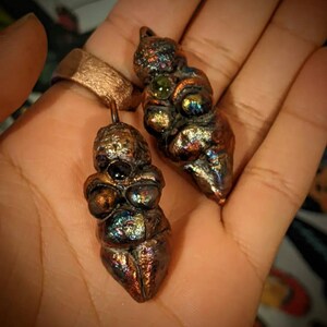 Venus of Wilendorf Custom Copper Pendants Goddess Curvy Body ...