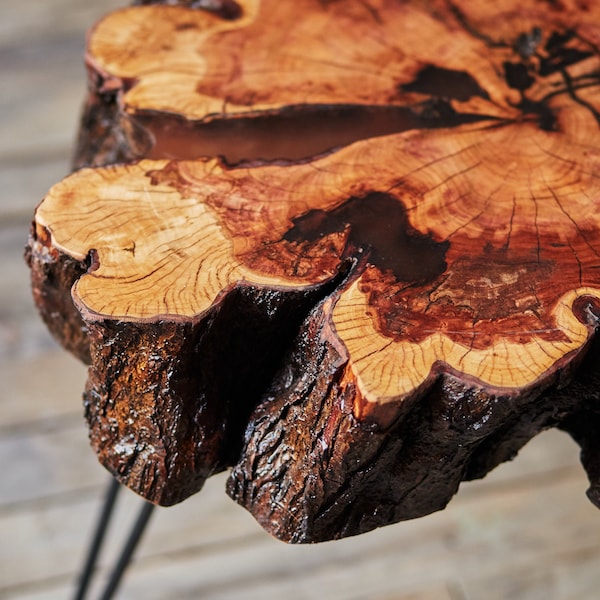 Raw Wood Coffee Table - Etsy