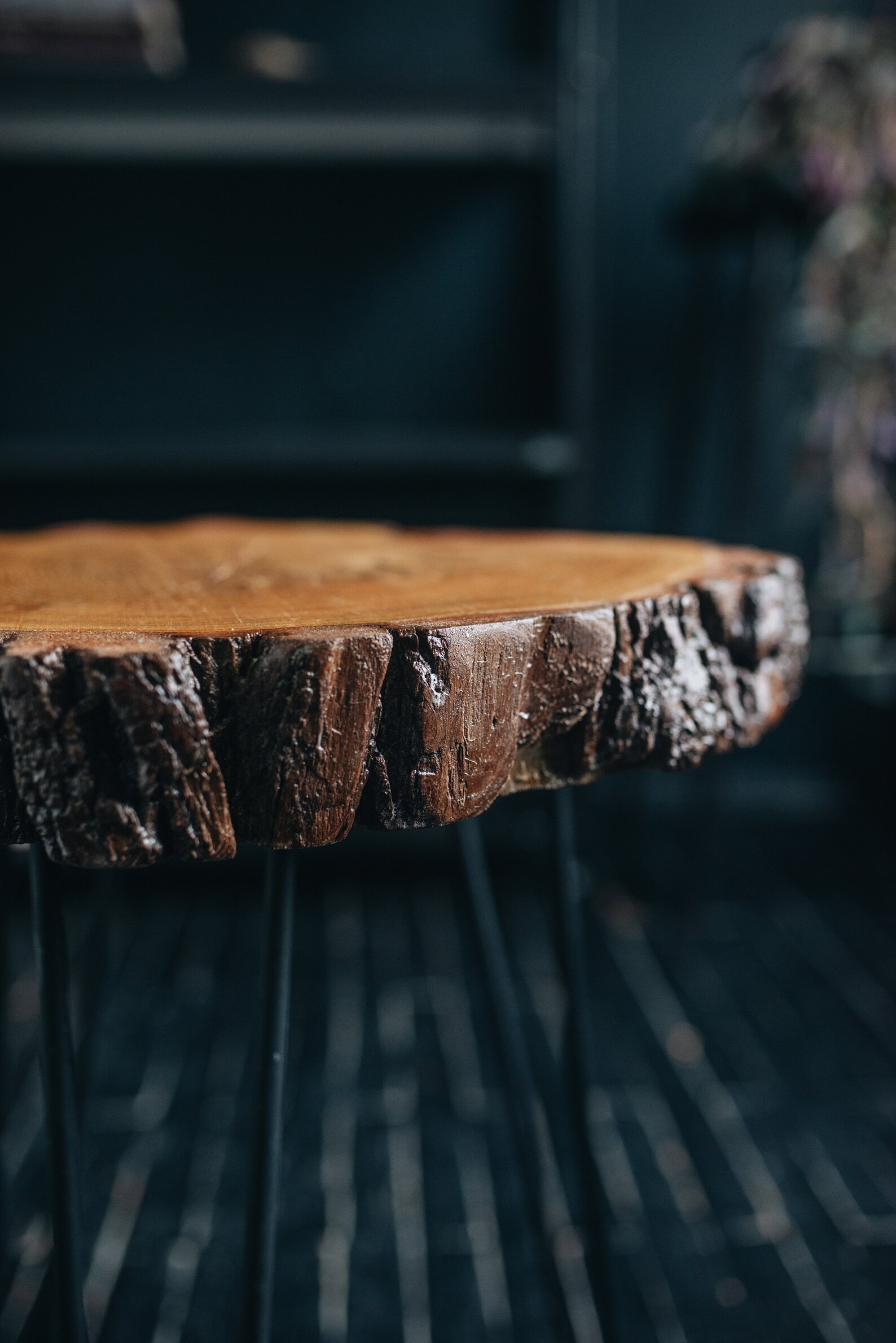 Live Edge Coffee Table Rustic Coffee Table Round Coffee - Etsy