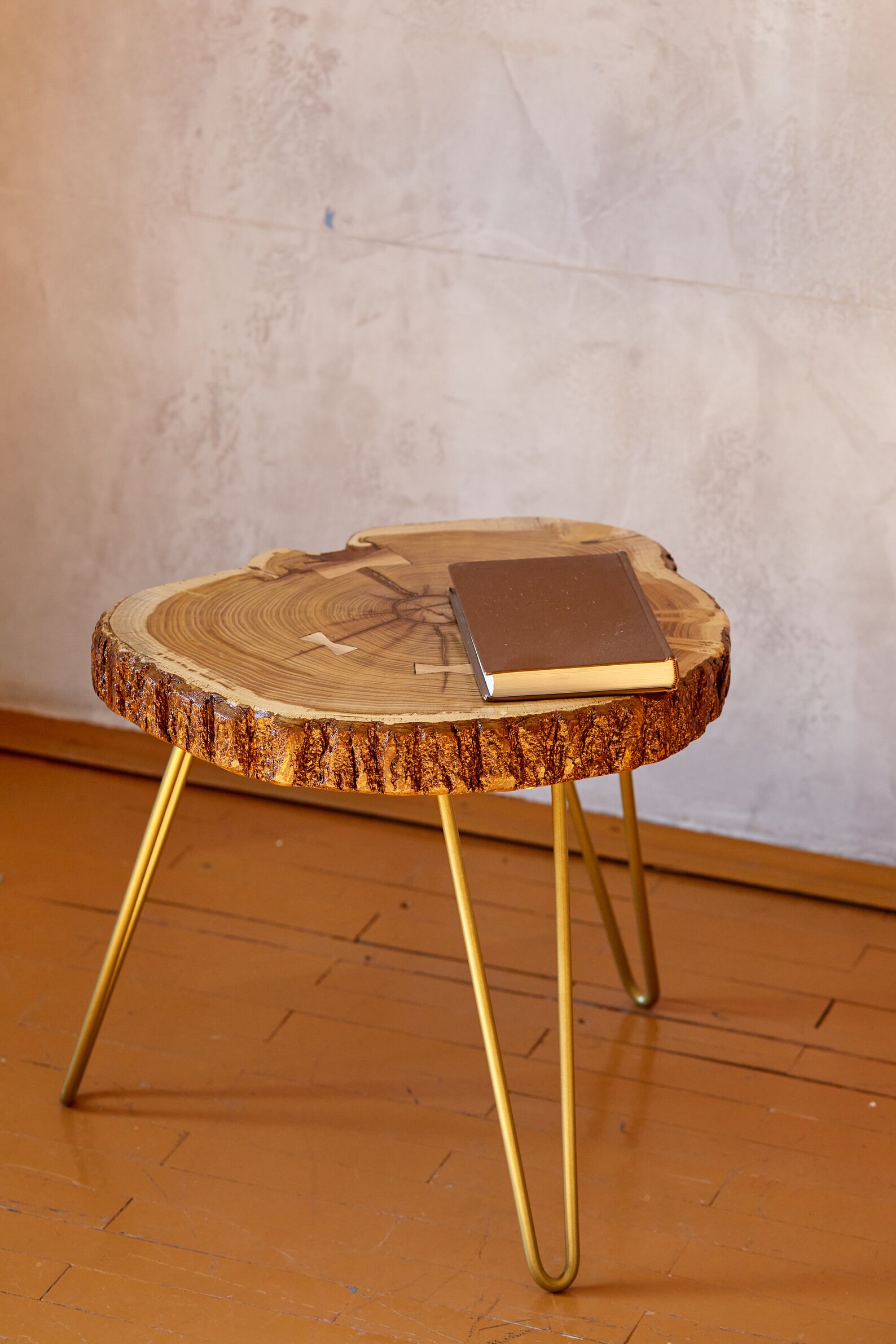 Live Edge Table, Round Coffee Table, Rustic Coffee Table, Mulberry Wood ...