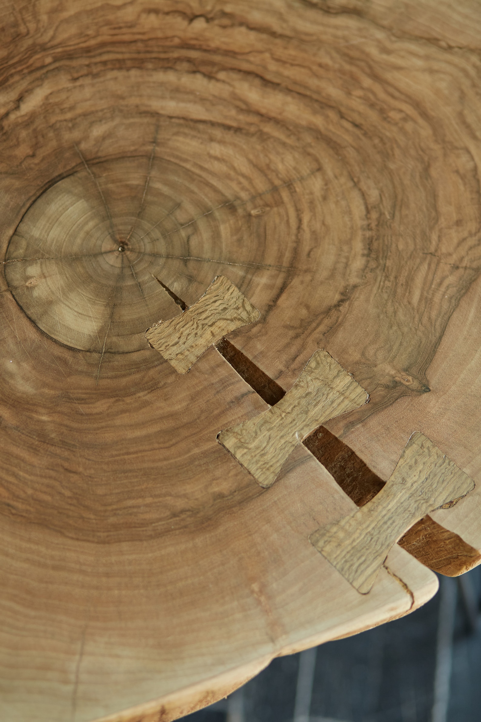 Large Coffee Table Round Coffee Table Unique Wood Slab | Etsy