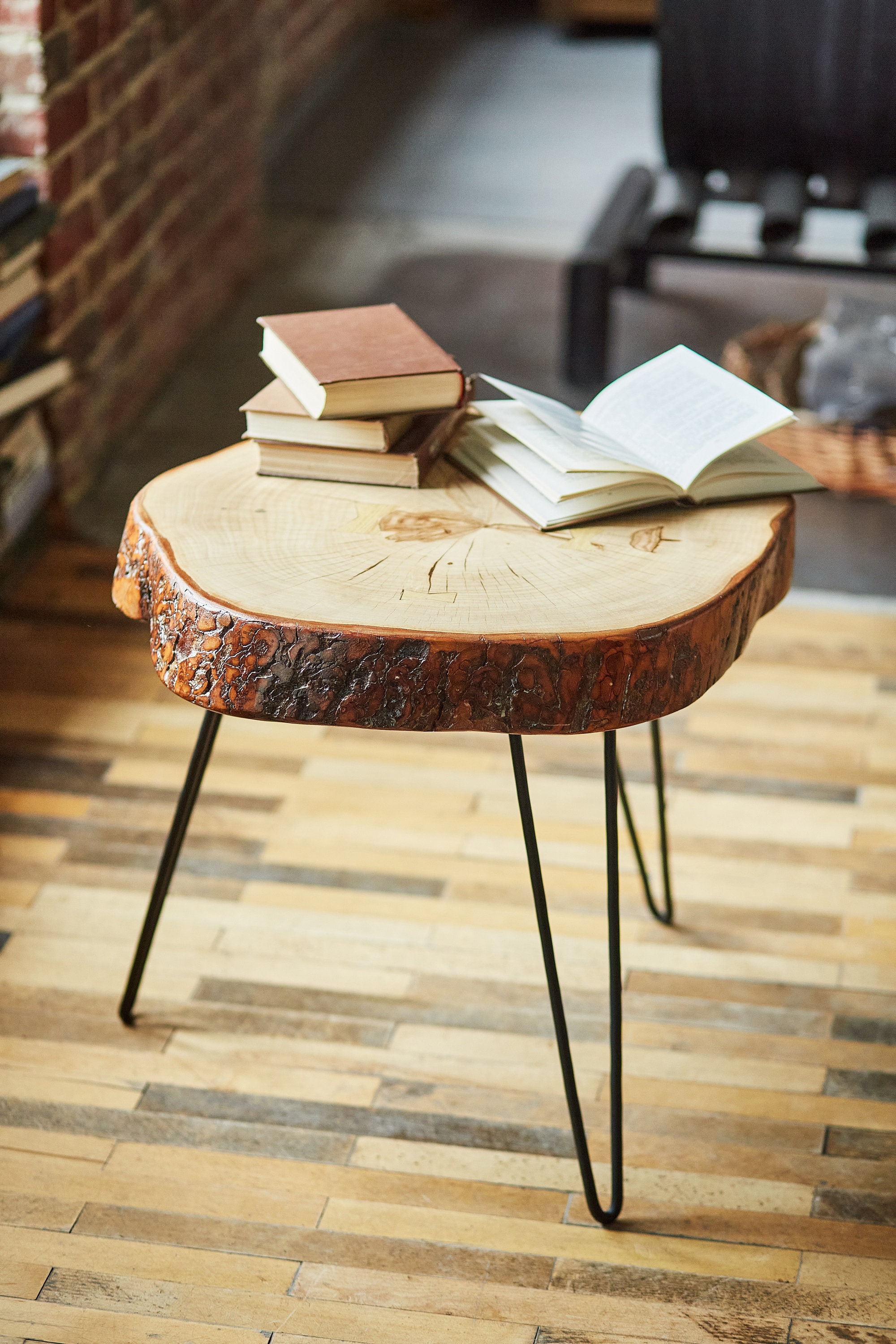 Round Coffee Table Rustic Coffee Table Side Coffee Table | Etsy