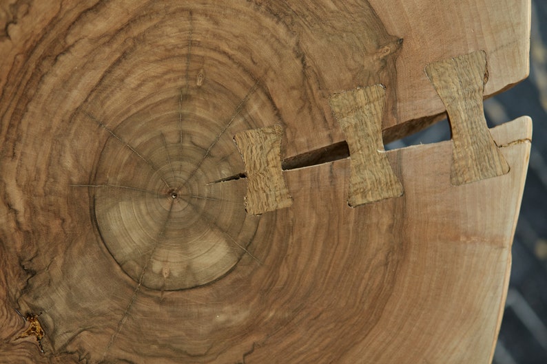 Large Coffee Table Round Coffee Table Unique Wood Slab | Etsy